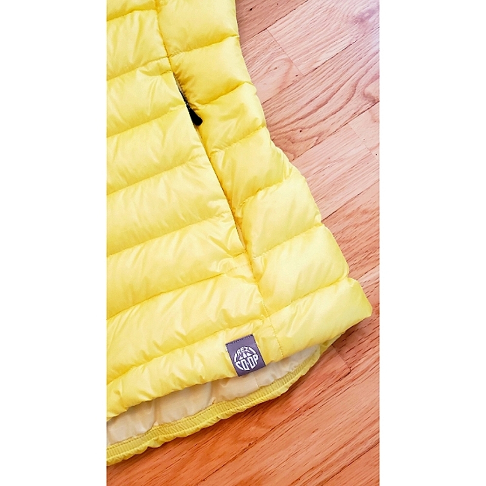 Rei Co-Op Yellow Puffer Packable Vest Size Small - Gem